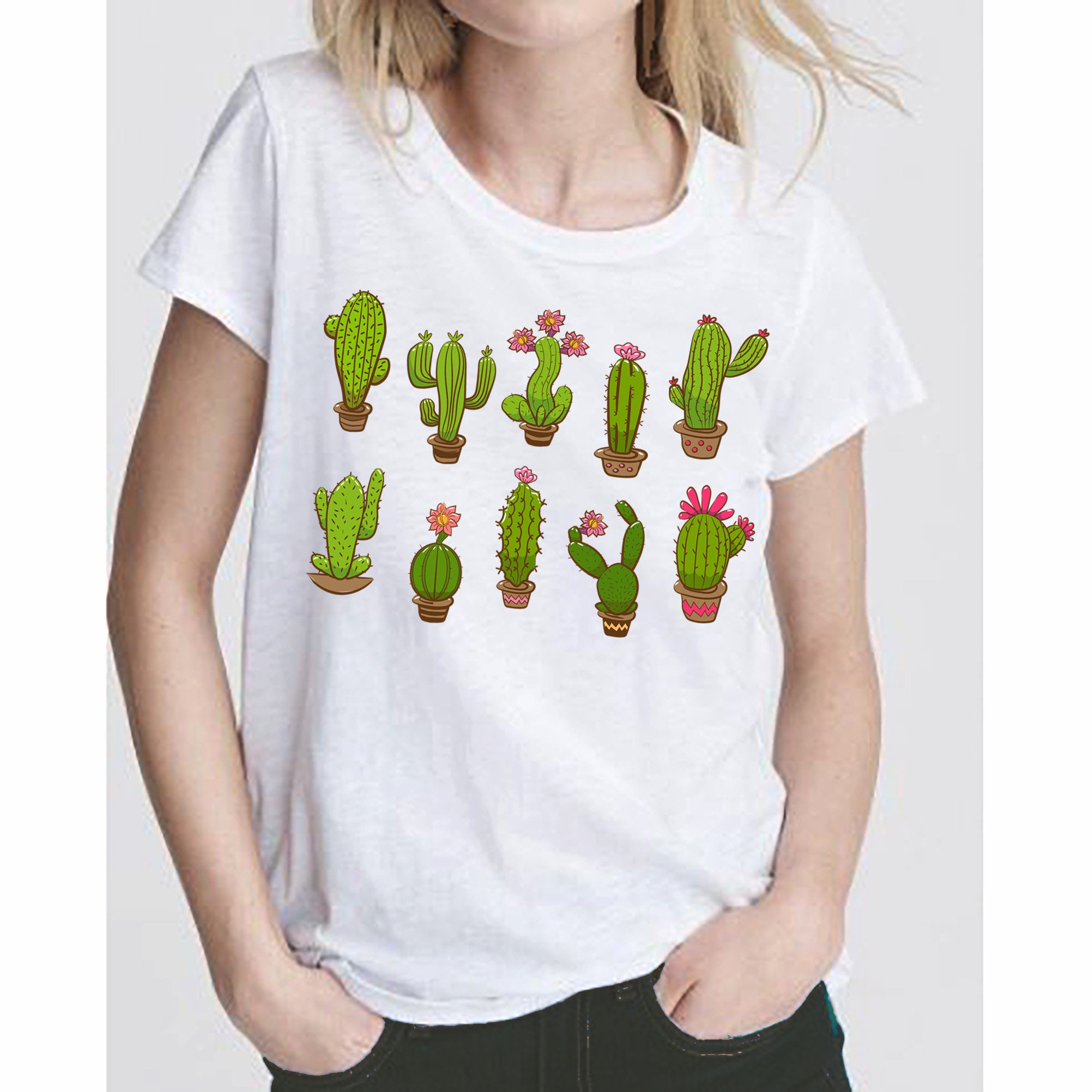 Cactus Succulent Clipart Bundle - Printables Digital Download PNG SVG ...