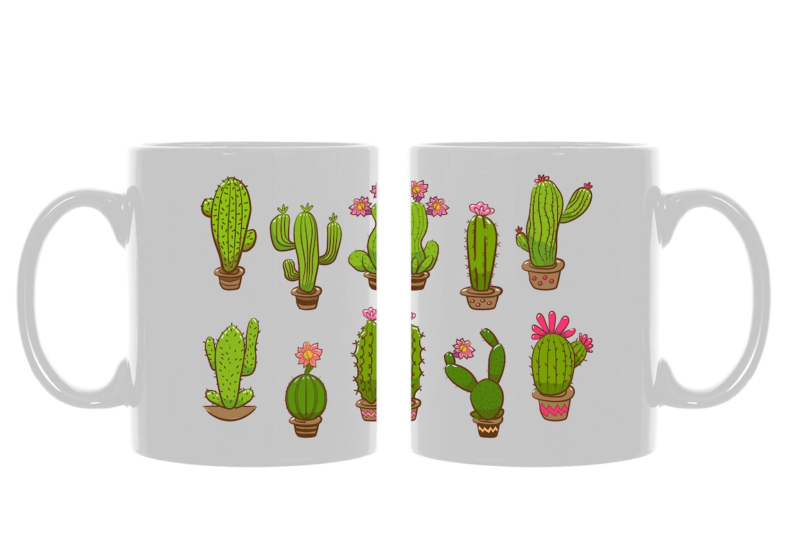 Cactus Succulent Clipart Bundle - Printables Digital Download PNG SVG ...