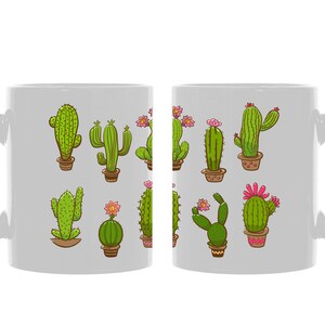 Cactus Succulent Clipart Bundle - Printables Digital Download PNG SVG ...