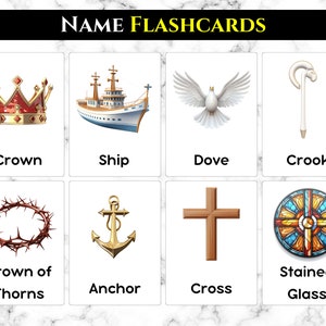 Christian Flashcards for Kid & Adult Bible Verse Montessori Printable ...