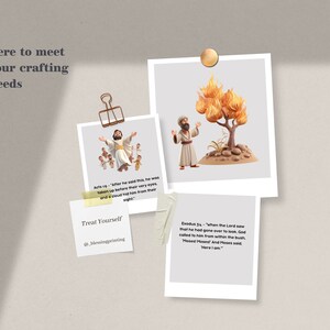 Bible Story Flashcards With Verse, Montessori Printable (digital ...
