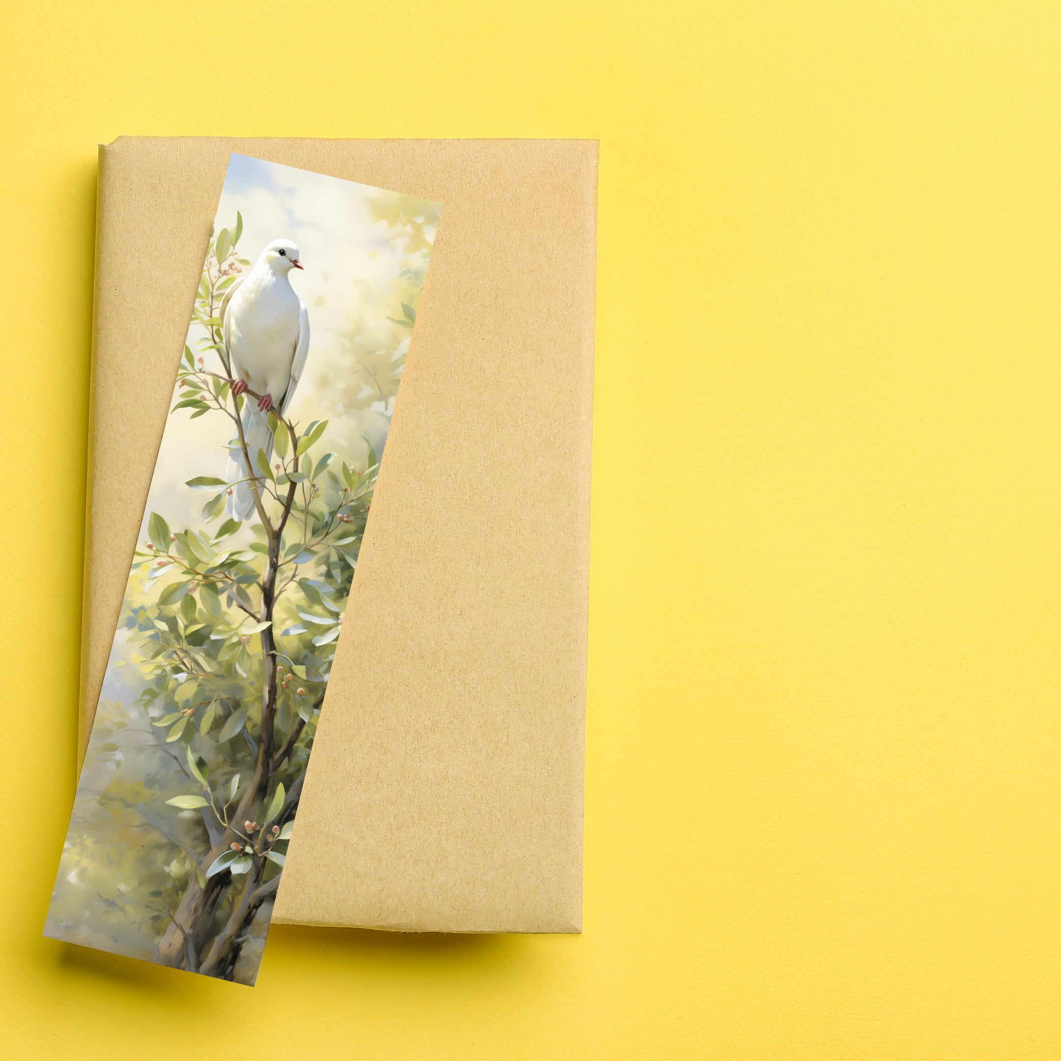 Printable Dove Bookmark Set of 5 Christian Baptism Gift for Man and ...