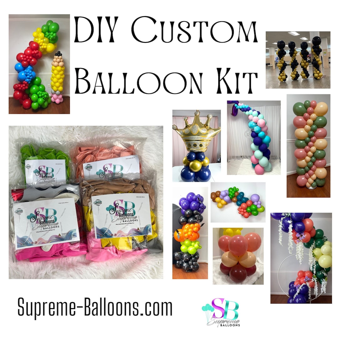 Custom DIY Balloon Kit / Custom Color Palette /DIY Balloon Decor ...