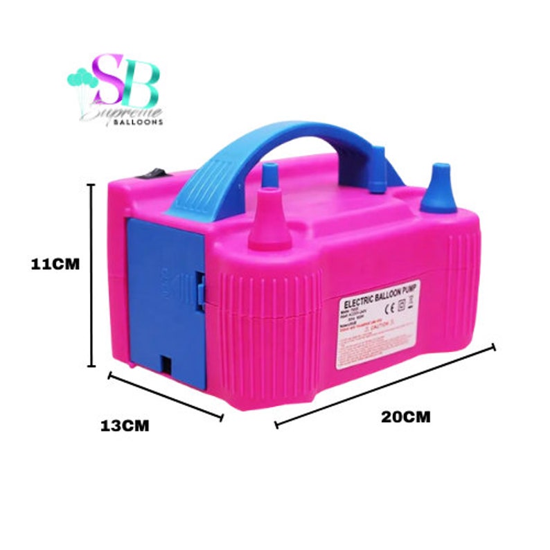 Balloon Pumps Inflator Hand Pump Fast Installs Pink Pump Birthday Party ...