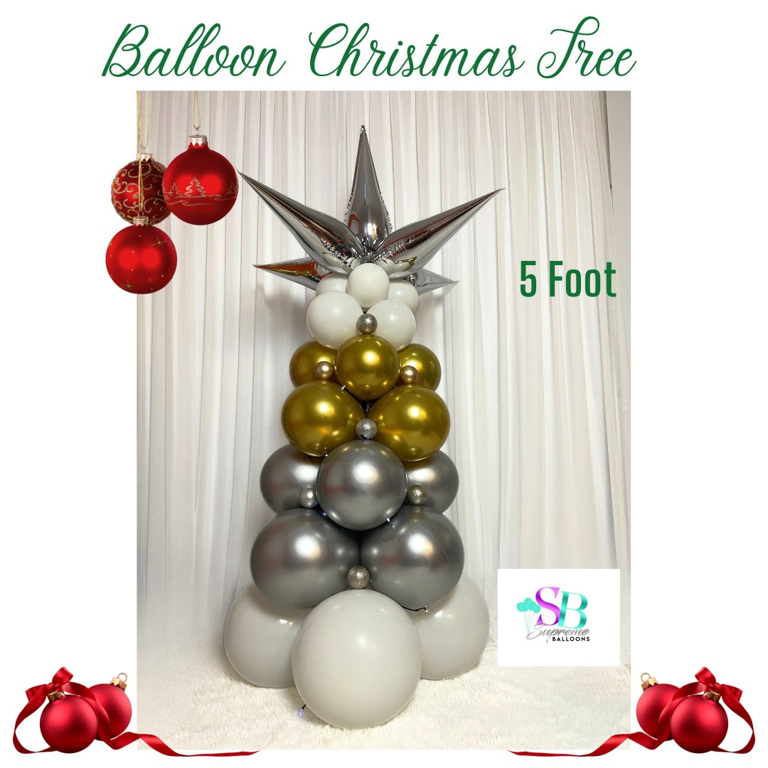 Christmas Tree Balloon Column Kits | 5 Foot |event Decor | Celebrations ...