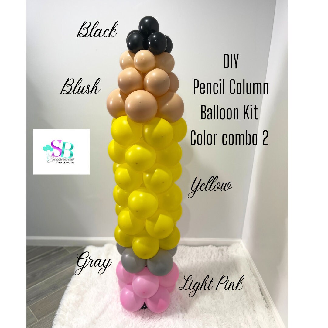Pencil Balloon Column Kits 2 Styles Teacher Gift Back to School PTA ...
