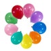 10 Classic / Standard Colored Balloons - Etsy