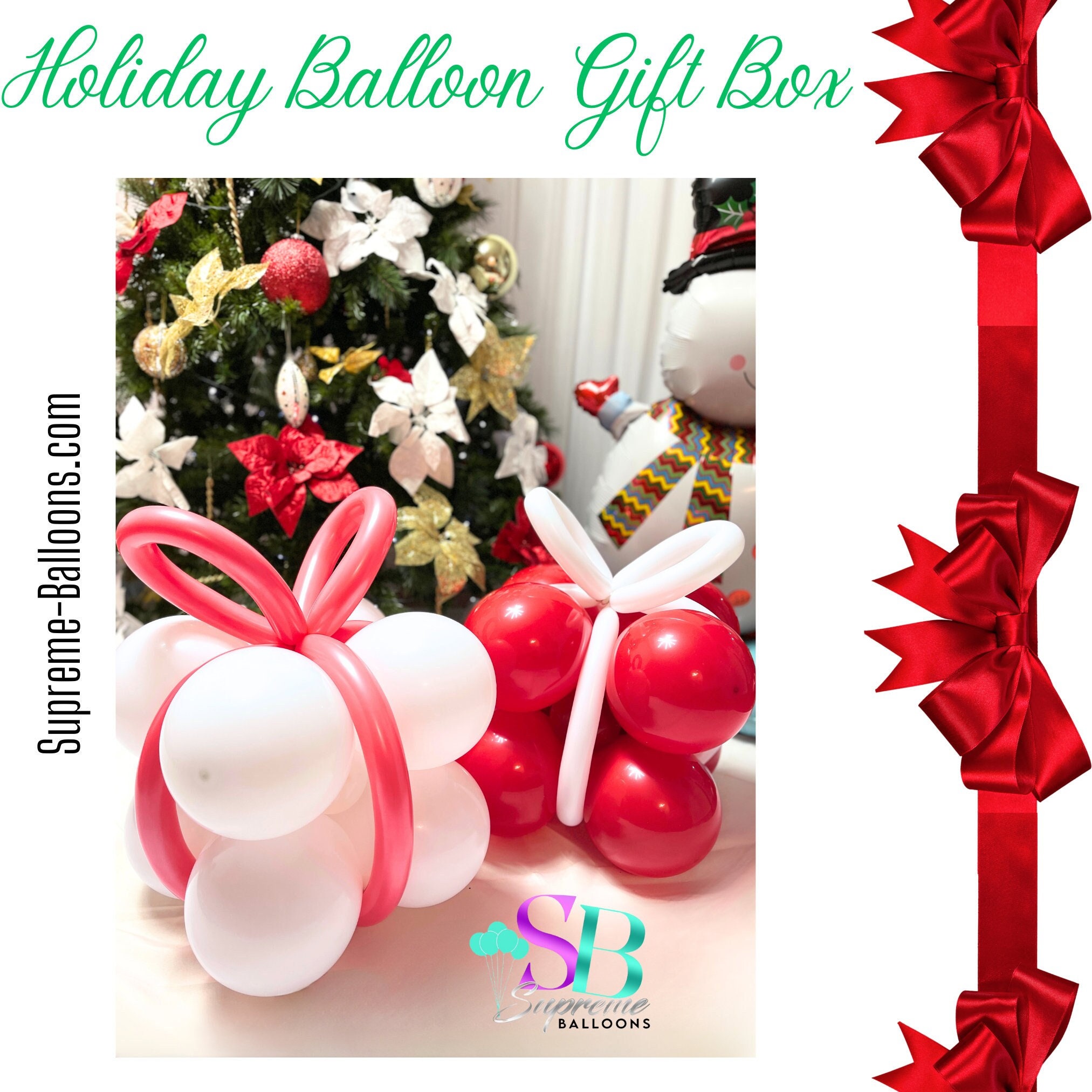 DIY Balloon Gift Box Kit / Presents / Christmas Events /party - Etsy