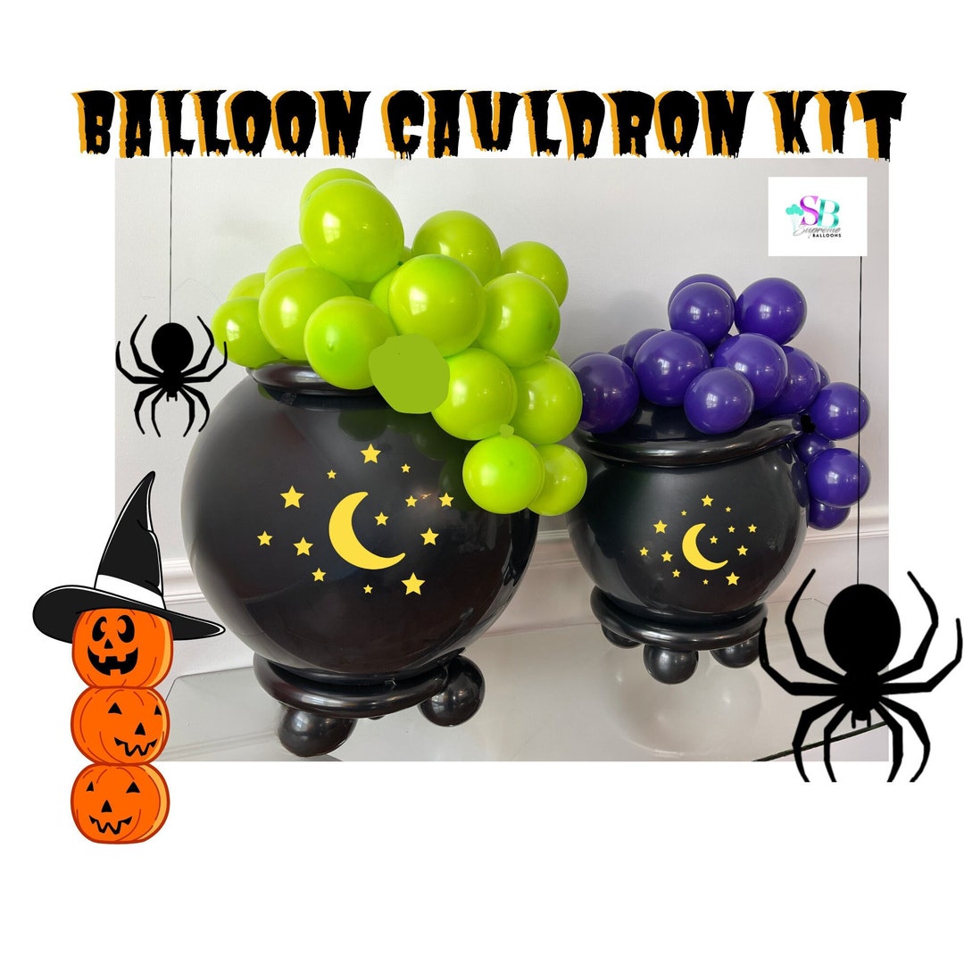 Balloon Cauldron Kit | Withes Pot | Halloween Party | Garland | Arch - Etsy