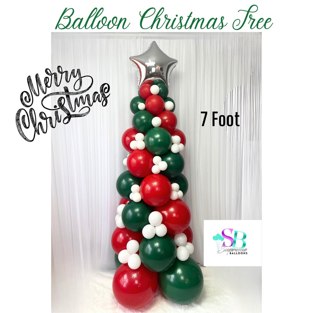 Balloon Christmas Tree | Three Sizes | Holiday Events - Etsy