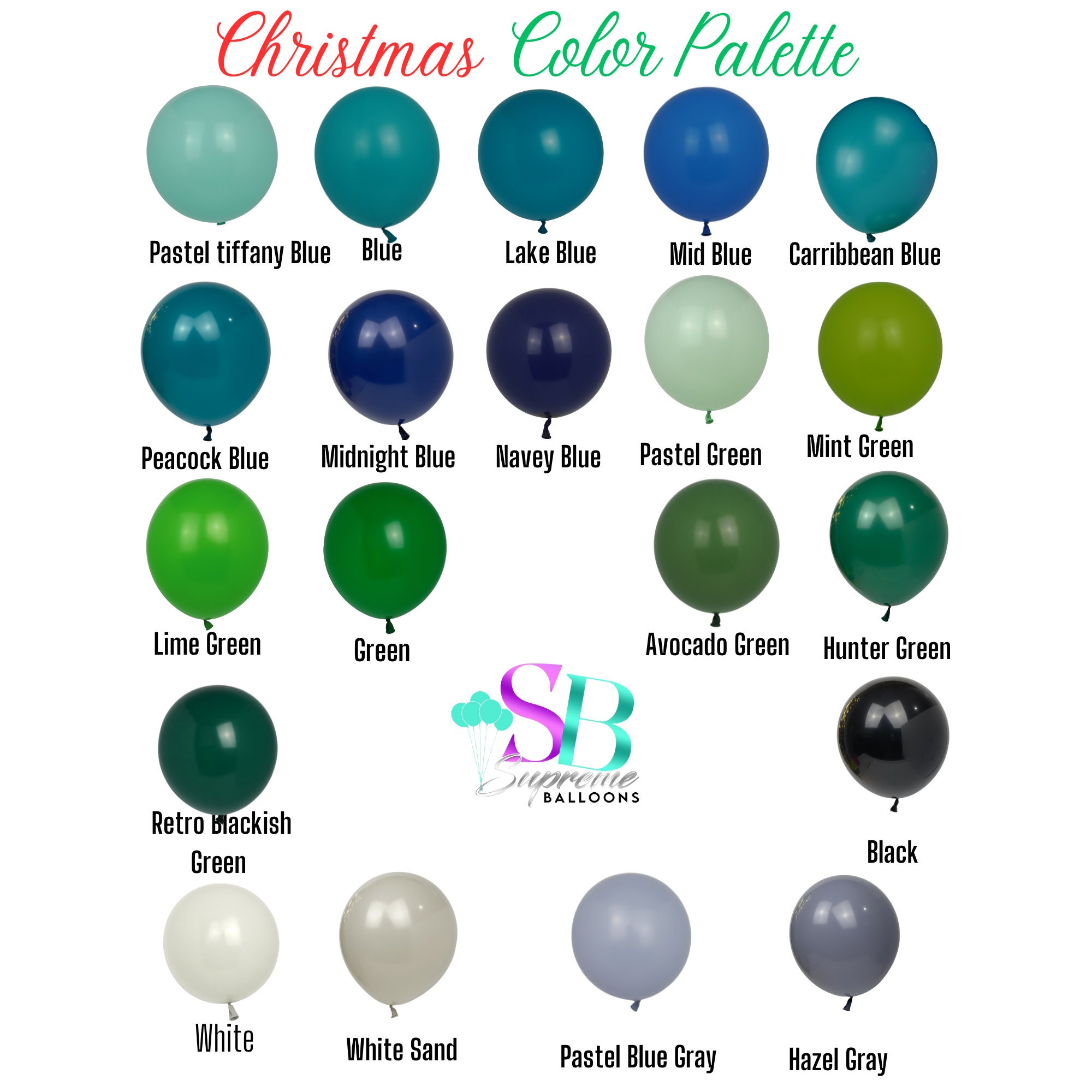 Narrow Balloon Christmas Tree Kit | Holiday Events | Party - Etsy