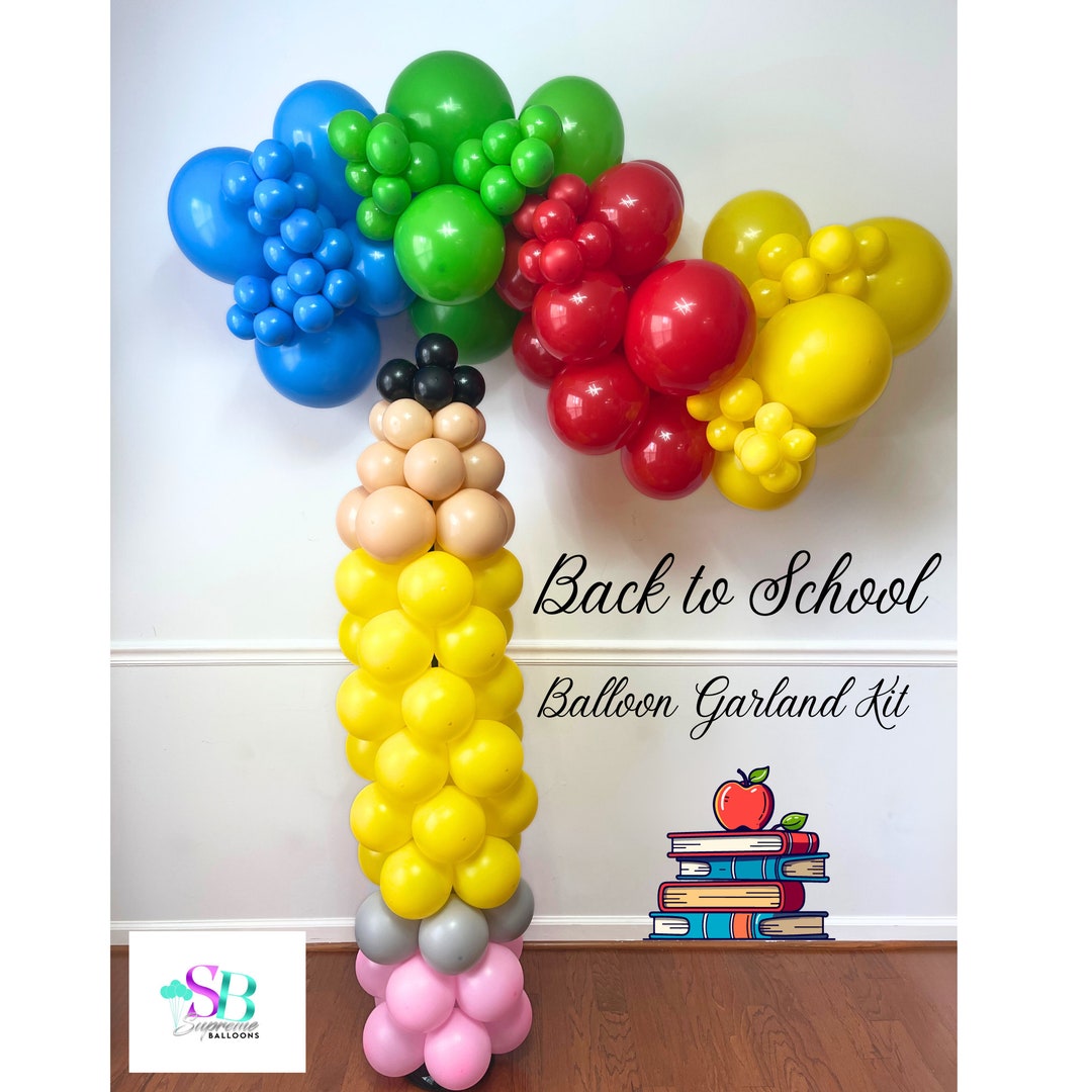 Back to School Garland | 6-8 Foot or 8-10 Feet | Teacher Gift | PTA ...