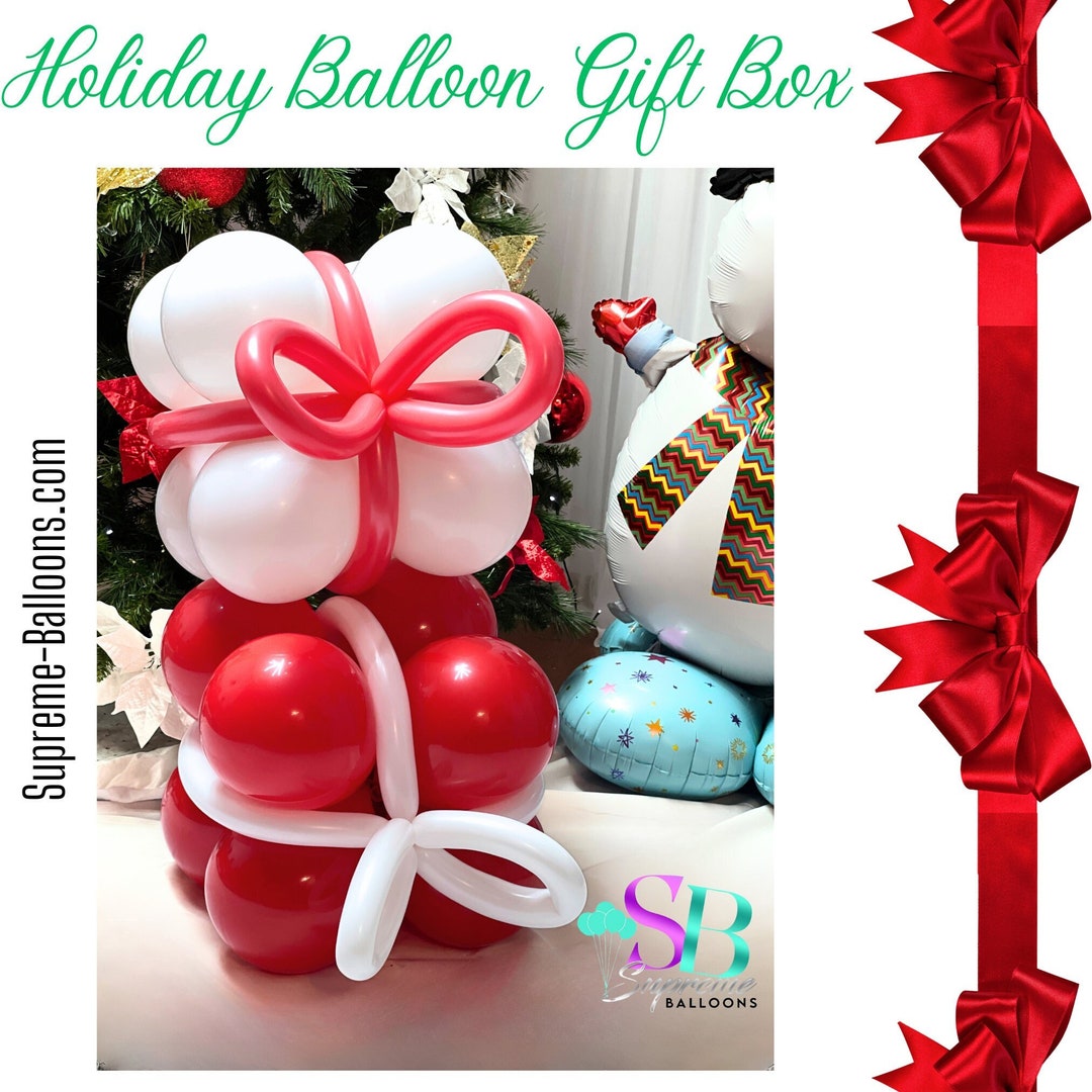 DIY Balloon Gift Box Kit / Presents / Christmas Events /party ...
