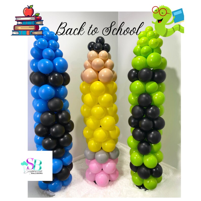 Back to School Pencil / Crayon Column Kits | Teacher Gift | PTA Events ...