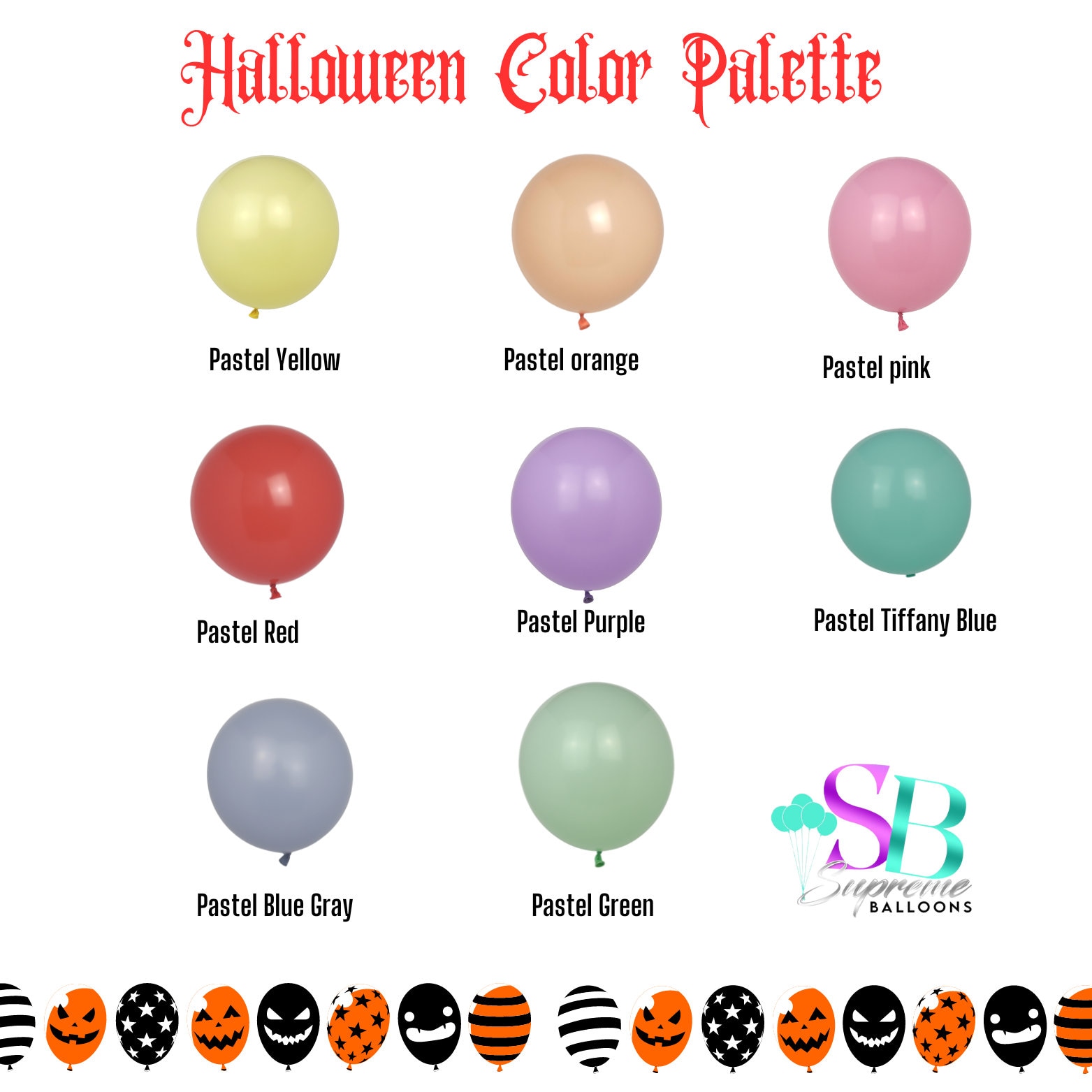 Pastel Goth Balloon Garland | Halloween - Etsy