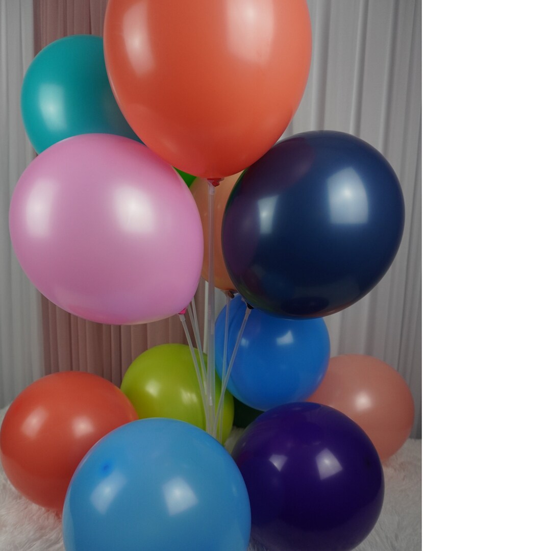 10 Classic / Standard Colored Balloons - Etsy