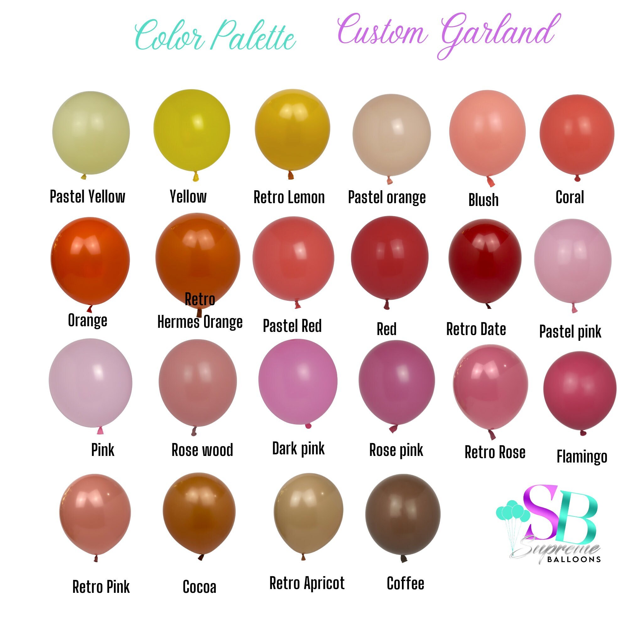 DYI Balloon Garland Kit Custom Event Decor Party Balloons Birthday ...