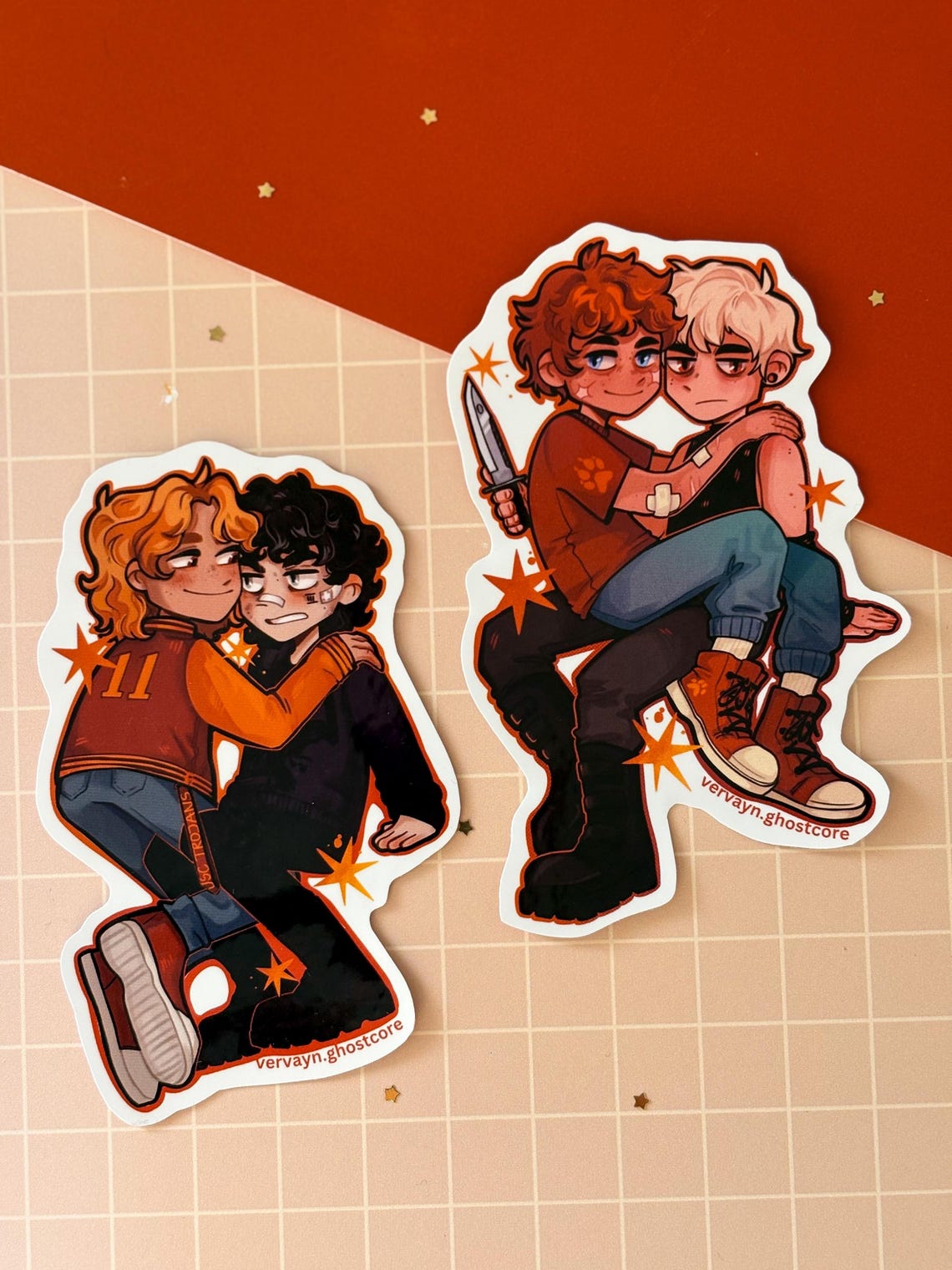 All for the Game Handmade Stickers - Neil - Andrew - Andreil - Jean ...