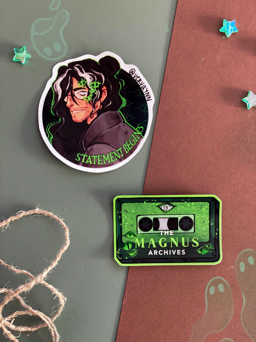 MAGNUS ARCHIVES STICKERS- the Magnus Podcast - Jonatan Sims - Stickers ...