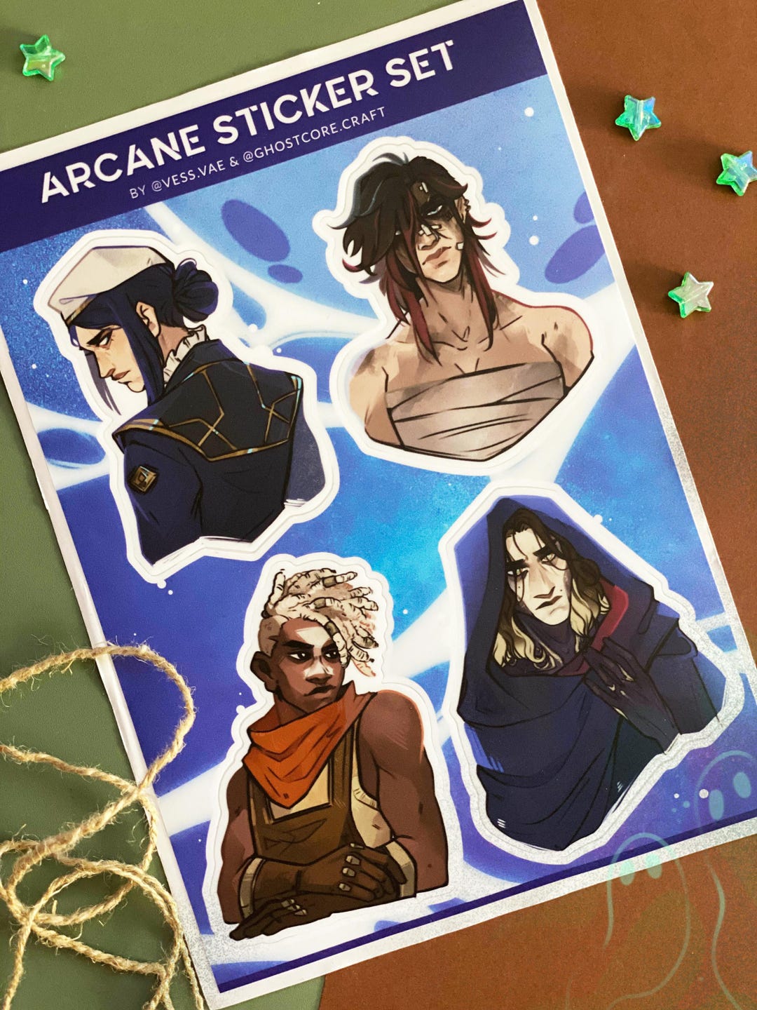 Juego de pegatinas ARCANE STICKERSHEET - Hoja de pegatinas - Vi ...