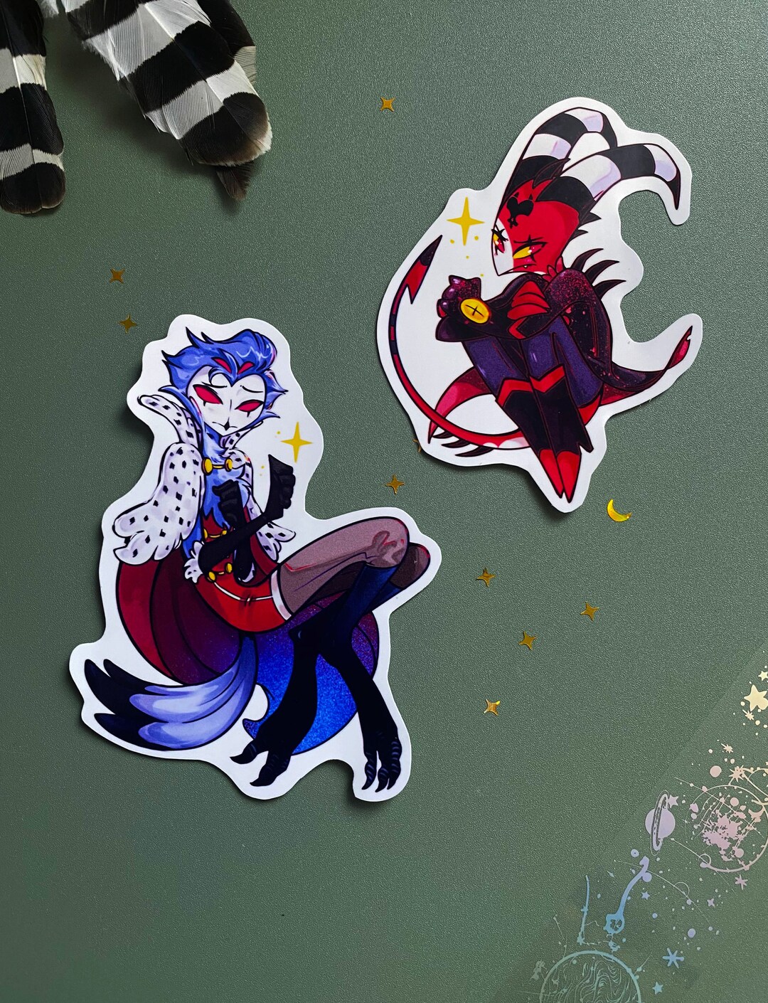 Helluva Boss STOLAS BLITZ STOLITZ Stickers - Etsy