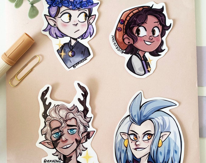 THE OWL HOUSE Stickers Amity Luz Hunter Eda Vinyl Stickers - Etsy