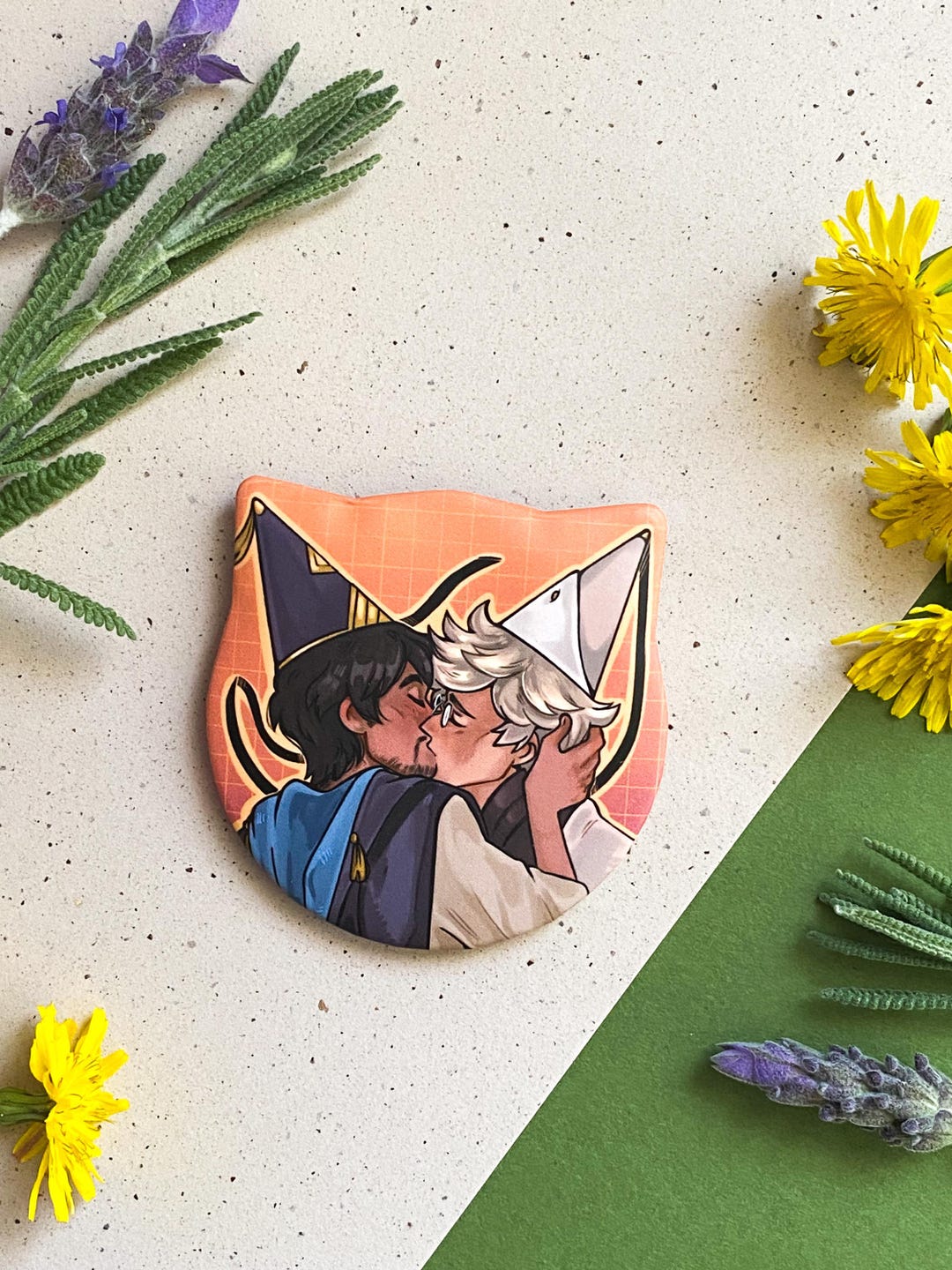 Witch Hat Atelier Pin - Orufrey - Qifrey - Olruggio - Cat Ears Pin ...