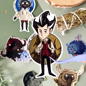 Don't Starve Together STICKERS - Glommer - Wilson - Webber - Beefalo ...