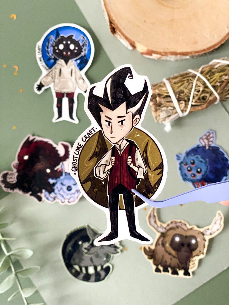 Don't Starve Together STICKERS - Glommer - Wilson - Webber - Beefalo ...