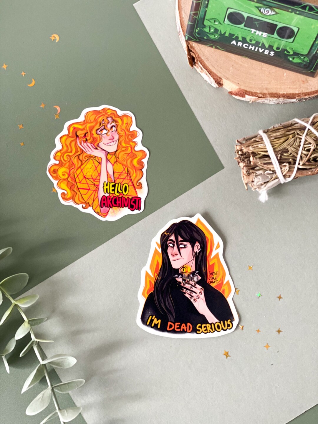 MAGNUS ARCHIVES - Gerry - Michael - Sticker - Etsy