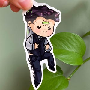 TMA the Magnus Archives Chibi Stickers Jon Martin Tim Elias Michael ...