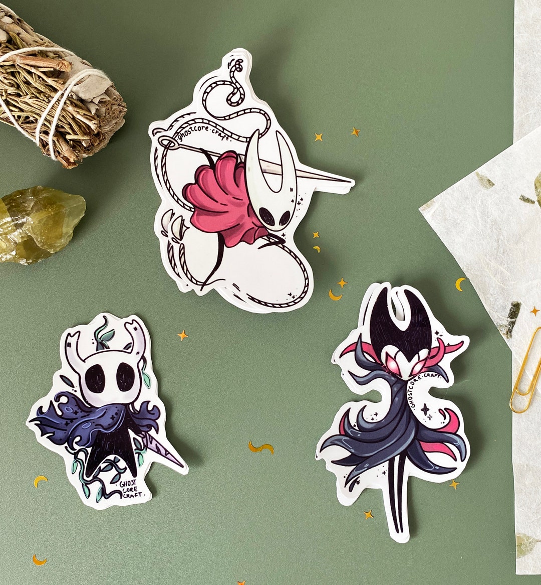 HOLLOW KNIGHT Stickers Grimm Hornet Knight - Etsy UK