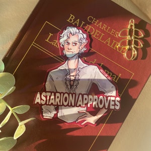 ASTARION APPROVES Sticker - Baldurs Gate 3 - Astarion - Sticker - Etsy