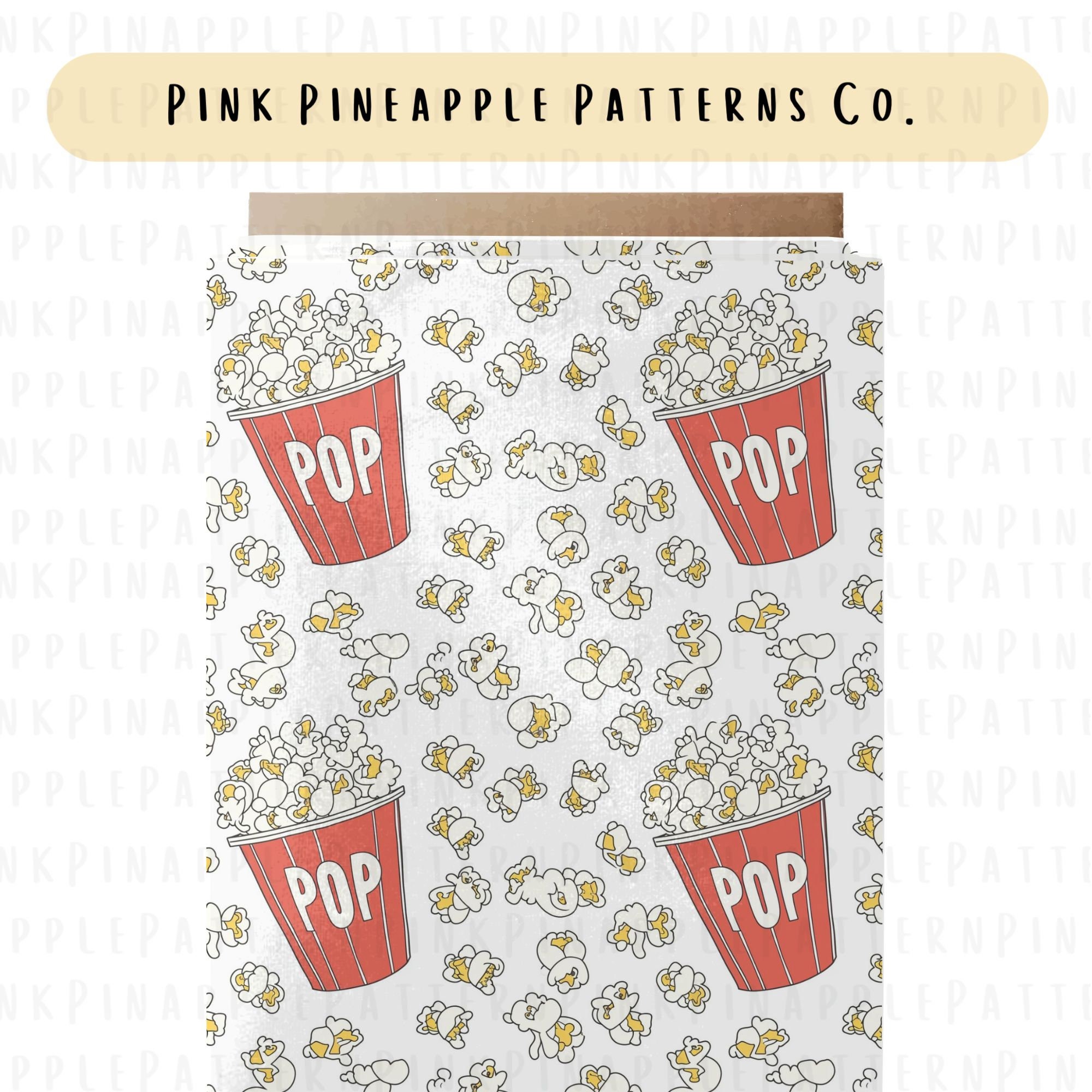 Popcorn Seamless, Popcorn Pattern, Popcorn Clipart, Digital Download ...