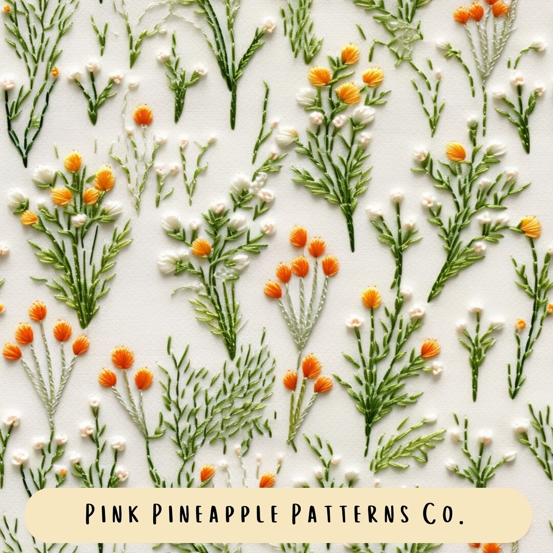 Seamless Pattern, Seamless Floral, Summer Spring Floral,embroidery ...