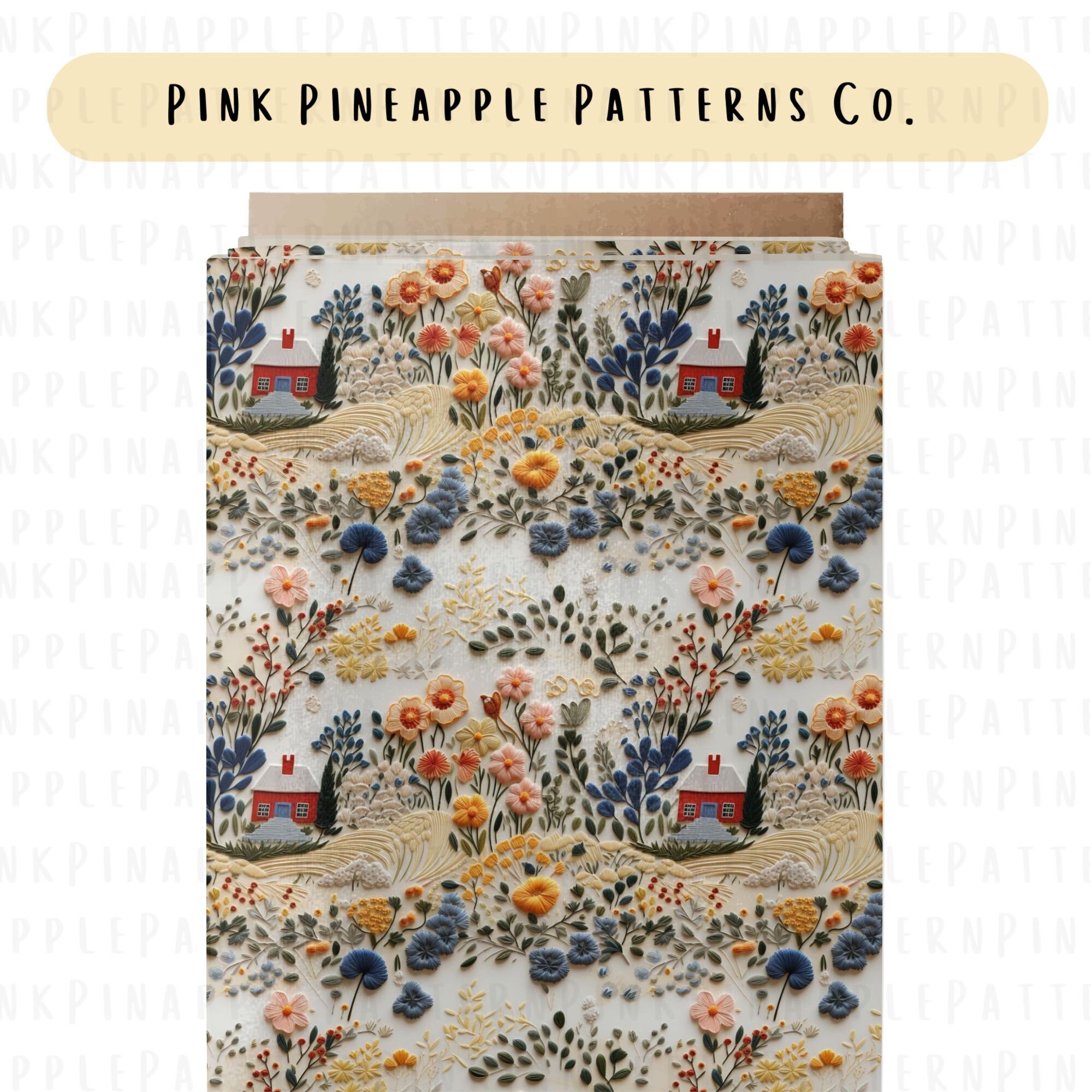 Cottage Core Seamless Pattern, Seamless Floral, Summer Spring Floral ...