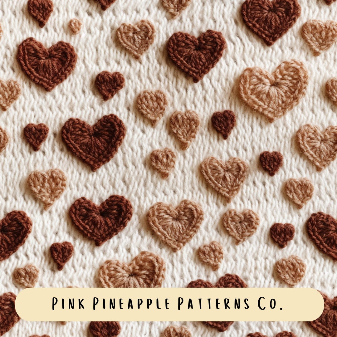 Seamless Heart Pattern, Seamless Hearts, Perfect for Valentines ...