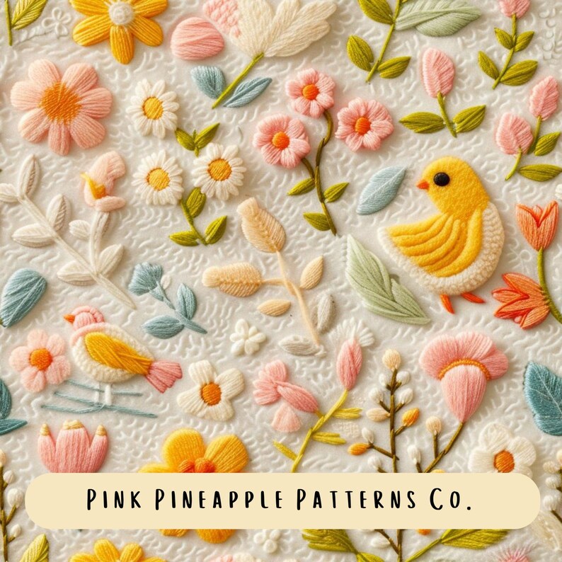 Seamless Spring Floral Pattern, Seamless Floral, Summer Floral ...