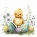 Spring Chick PNG, Watercolor Chick, Watercolor Easter Chick, Easter PNG ...