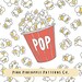 Popcorn Seamless, Popcorn Pattern, Popcorn Clipart, Digital Download ...