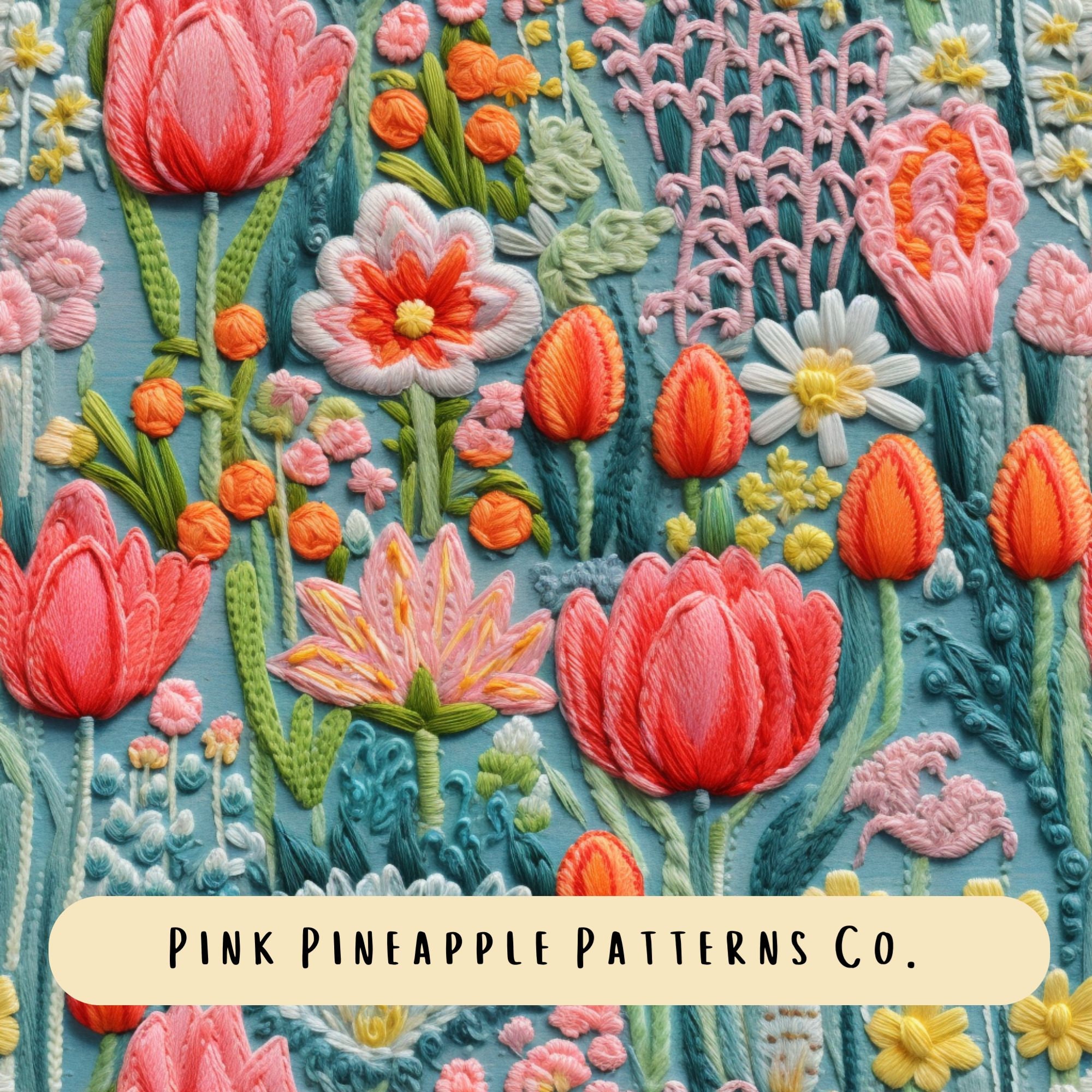 Seamless Spring Floral Pattern, Seamless Floral, Summer Floral ...