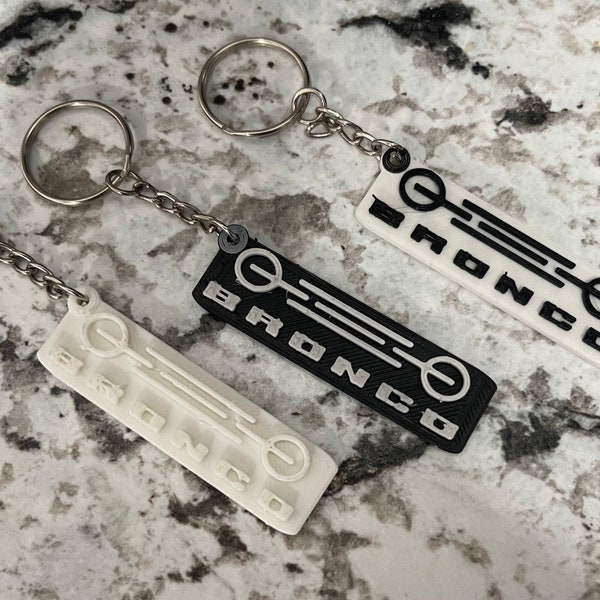 Ford Bronco Keychain - Etsy
