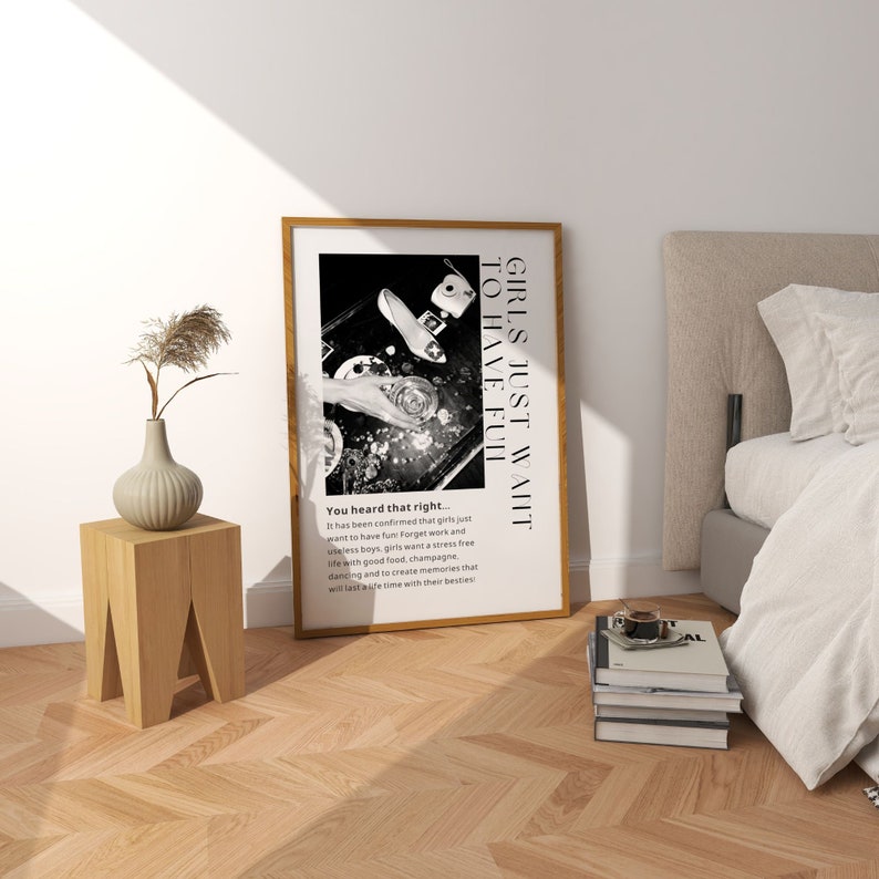 4 Magazine Cover Aesthetic Wall Prints Champagne Wall Prints - Etsy