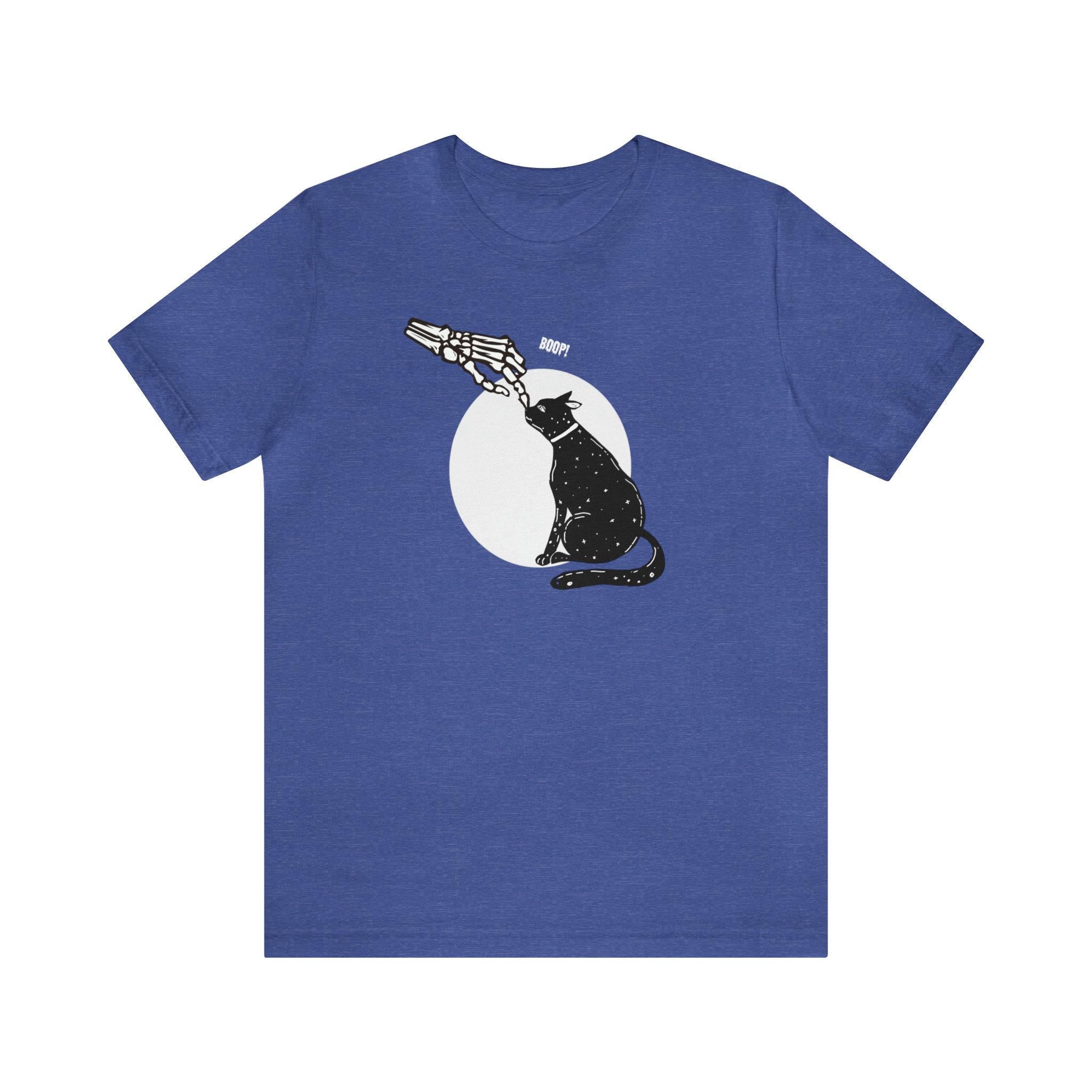 Skeleton Hand Booping Halloween Cat's Nose, Witchy Shirt, Halloween ...