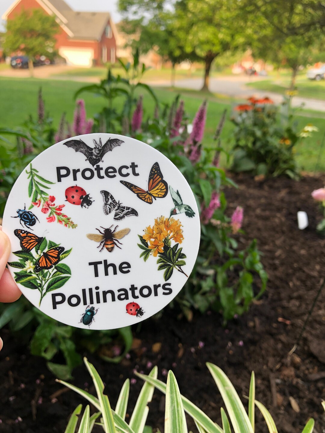 Protect the Pollinators Die Cut Sticker | Save the Bees | Pollinators ...