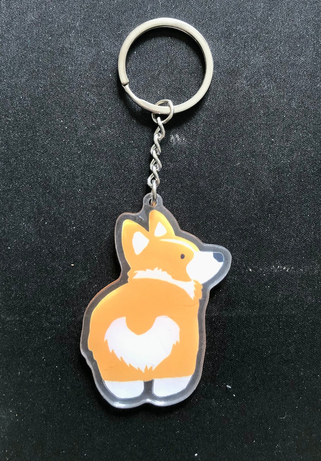 Corgi Keychain - Pembroke Welsh Corgi - Corgi Butt - Corgi Butt ...