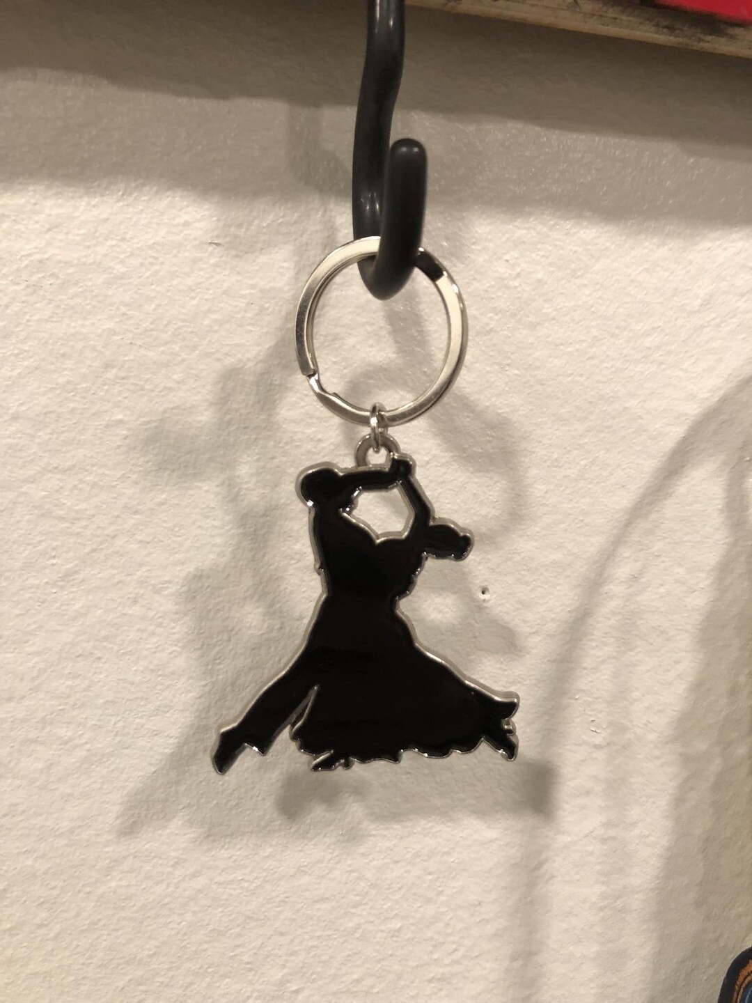 Ballroom Dancers Keychain: Hard Enamel Metal Keychain - Etsy