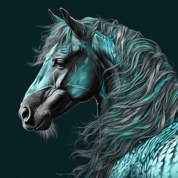 Friesian Horse Paintings