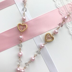 Decorator Coquette Dollette Hyperfeminine Ribbon Charm Necklace - Etsy