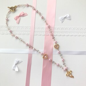 Decorator Coquette Dollette Hyperfeminine Ribbon Charm Necklace - Etsy